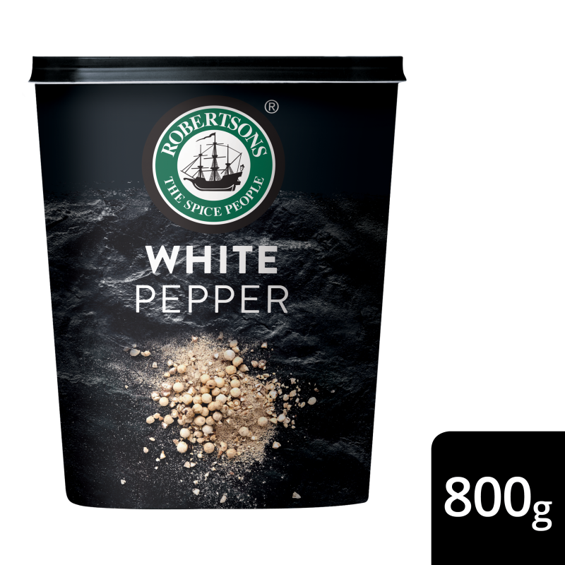 ROBERTSONS WHITE PEPPER TUB 800GR - Cater Warehouse