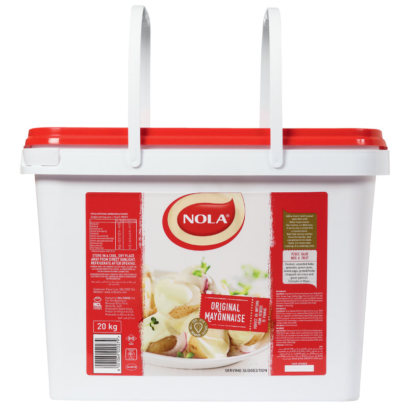 NOLA MAYONNAISE 20KG - Cater Warehouse